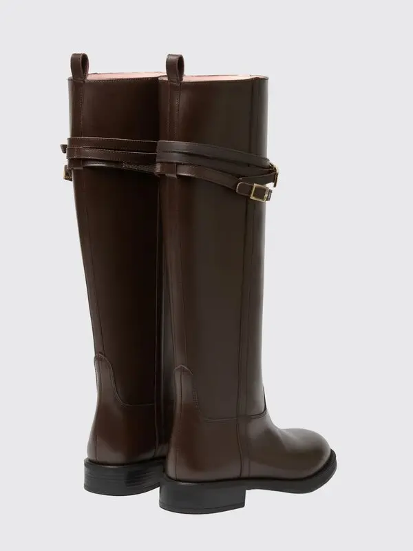 Fabiana Filippi Smooth Leather Knee-high Boots - Ebony