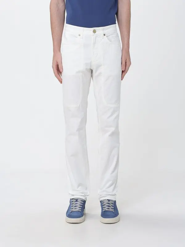 JECKERSON John Slim Fit Trousers In Stretch Cotton - White