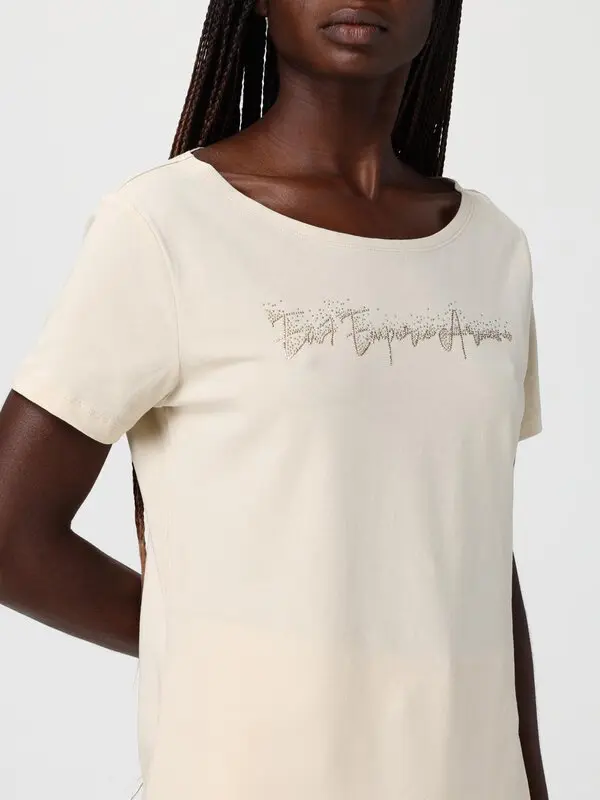 EA7 Embellished T-shirt - Beige