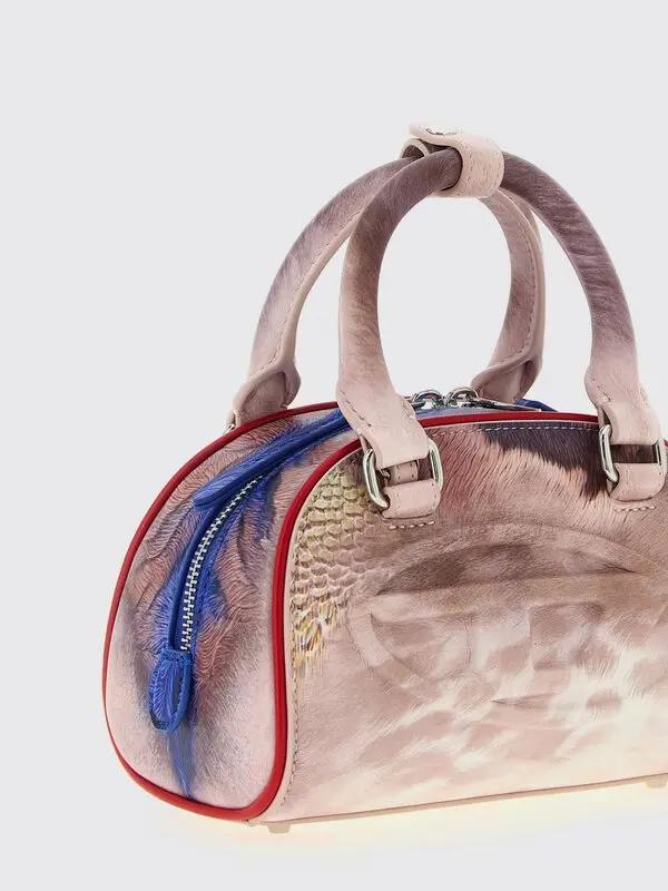 DIESEL® 1dr Dome Bag In Printed Synthetic Leather