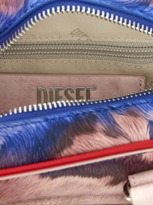 DIESEL® 1dr Dome Bag In Printed Synthetic Leather
