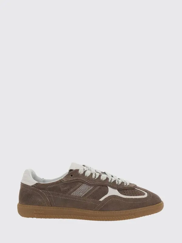 ALOHAS Tb.490 -block Leather And Suede Sneakers - Grey