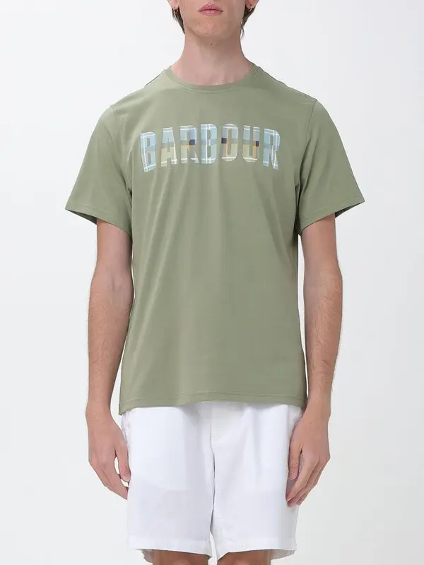 Barbour Cotton T-shirt With Logo