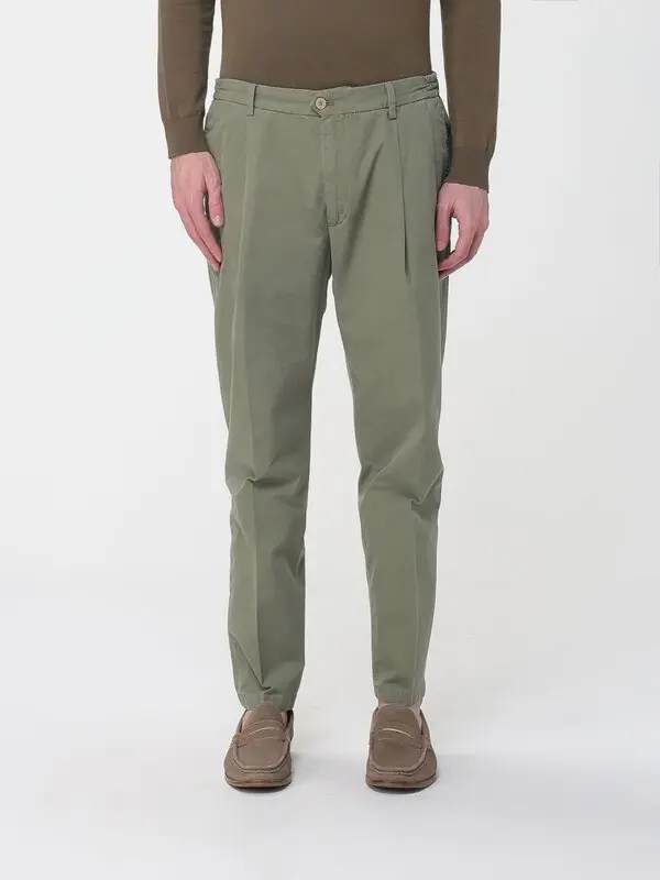 BRIGLIA 1949 Cotton Chino Trousers - Green
