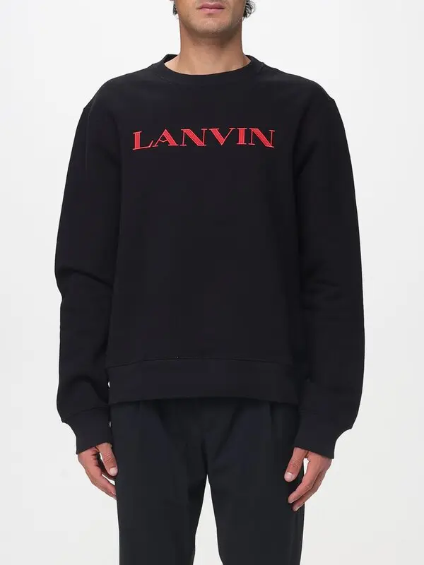 LANVIN Cotton Crew-neck Sweatshirt With Logo