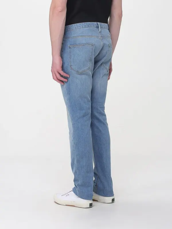 Emporio Armani Slim Fit Stretch Denim Jeans - Gnawed Blue