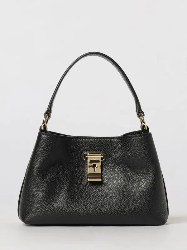Bally Liv Grain Leather Bag - Black