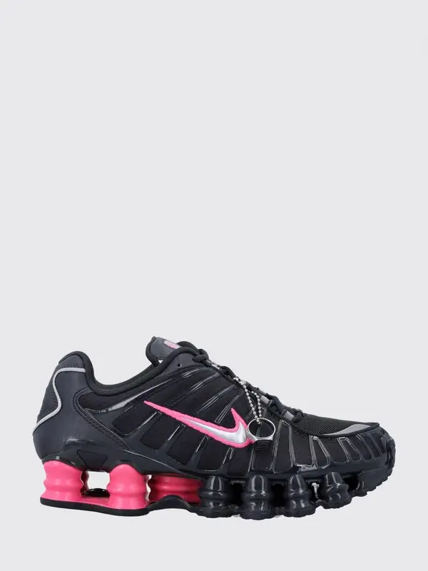 Nike Shox Tl Mesh And Rubber Sneakers - Black