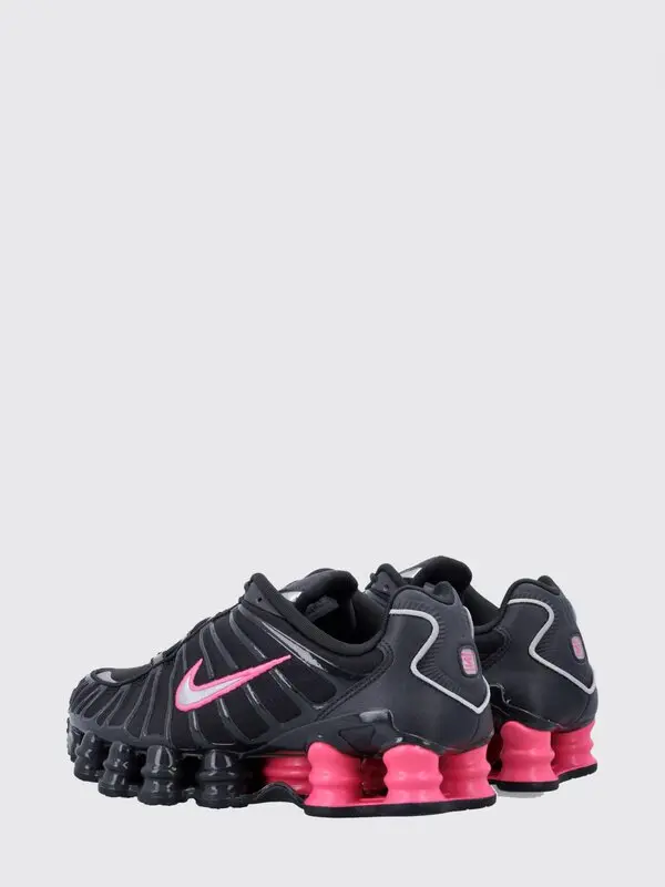 Nike Shox Tl Mesh And Rubber Sneakers - Black