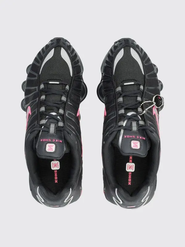 Nike Shox Tl Mesh And Rubber Sneakers - Black