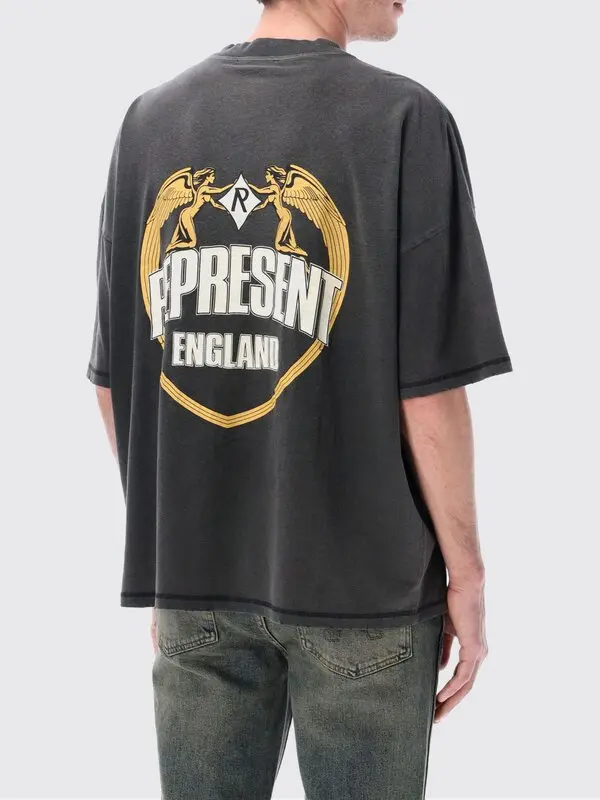 REPRESENT Cotton Crew-neck T-shirt With Logo - Black
