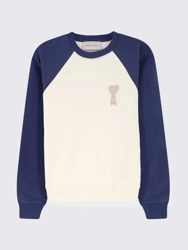 AMI Paris Cotton Crewneck Sweatshirt