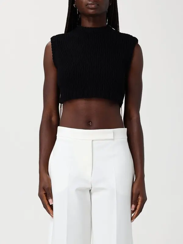 Max Mara Knitted Cropped Top
