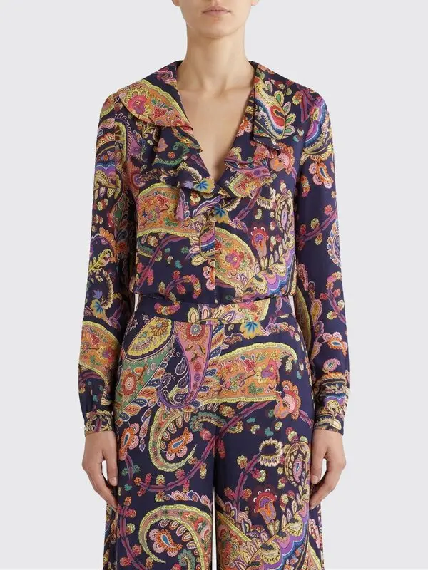 Etro Viscose Shirt With Paisley Print