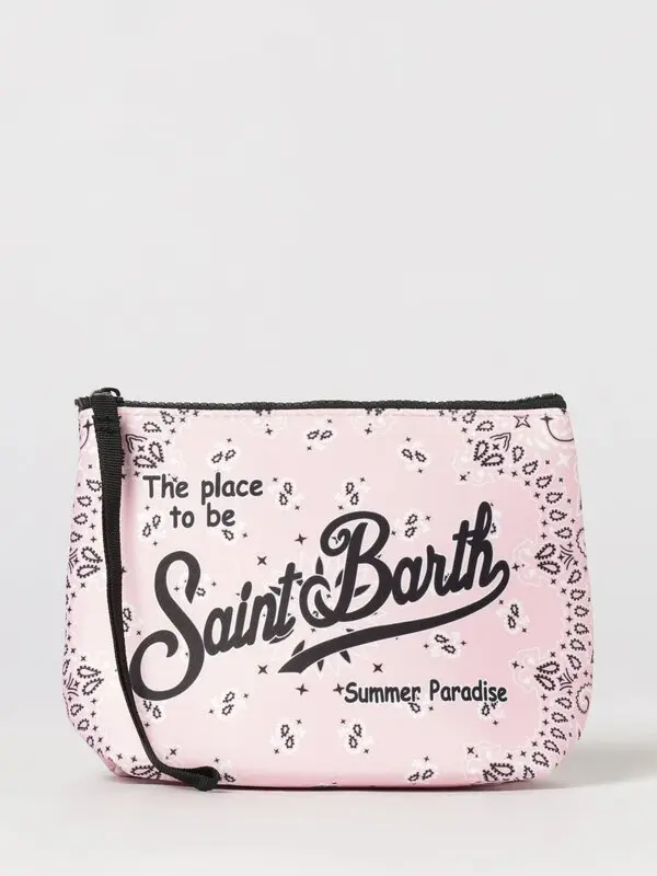 MC2 SAINT BARTH Neoprene Pouch With Logo - Pink
