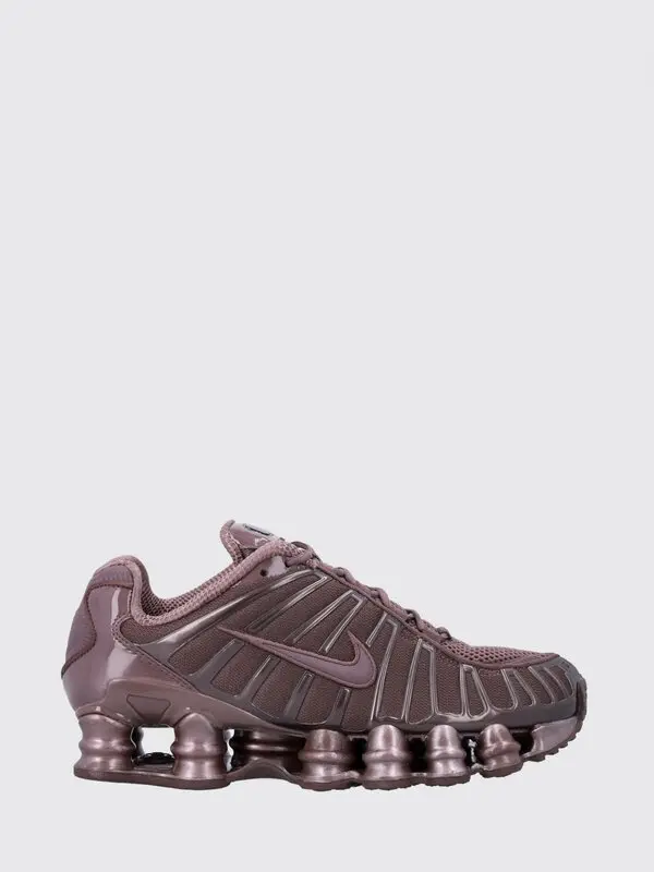 Nike Shox Tl Mesh And Rubber Sneakers - Plum