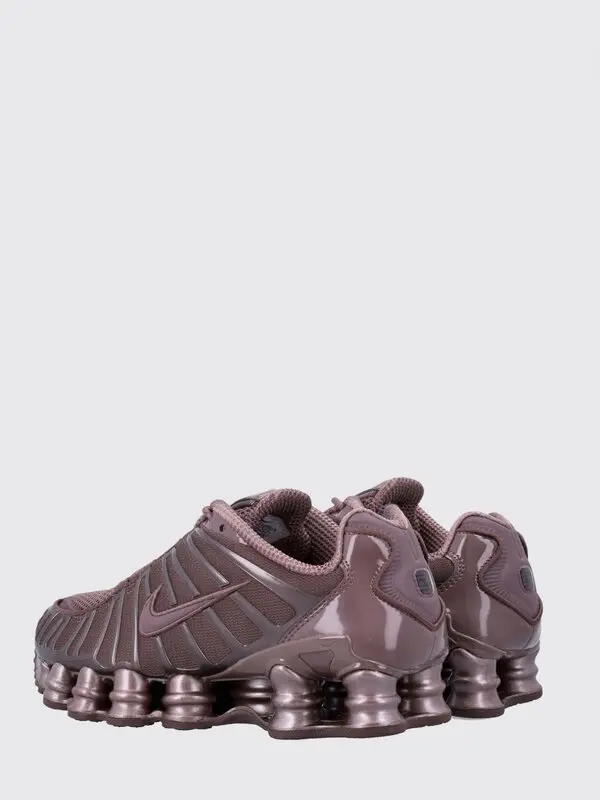 Nike Shox Tl Mesh And Rubber Sneakers - Plum