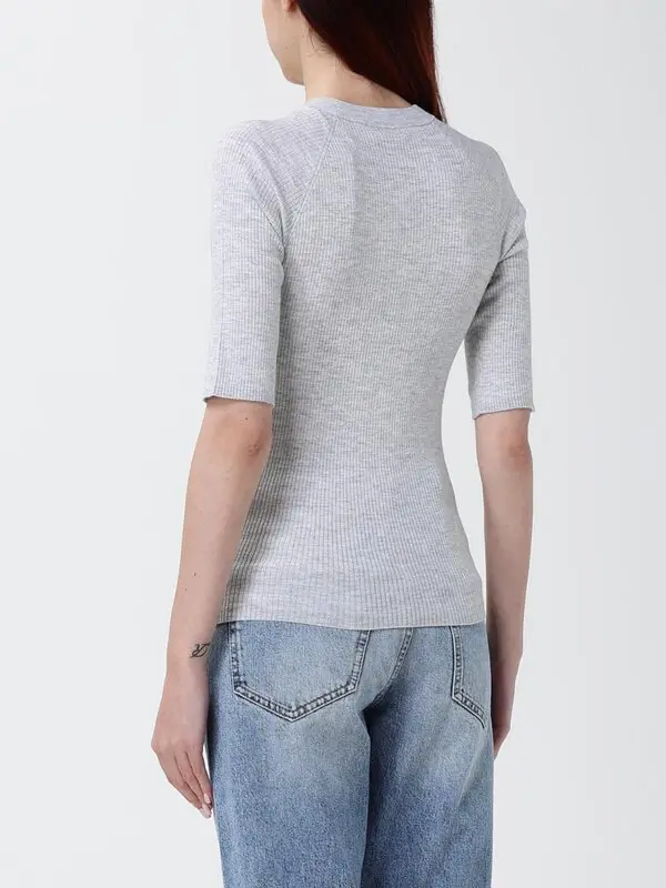 Brunello Cucinelli Ribbed Knit Top - Beige