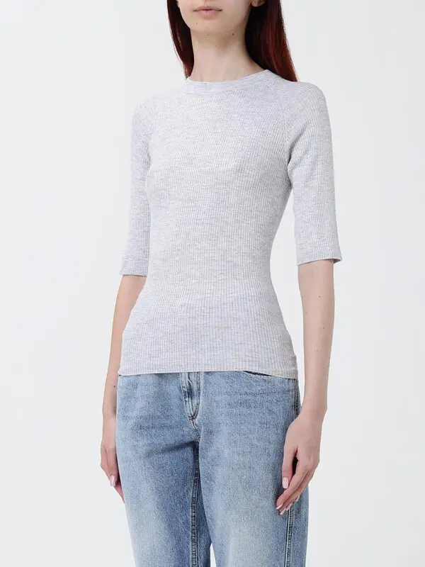 Brunello Cucinelli Ribbed Knit Top - Beige