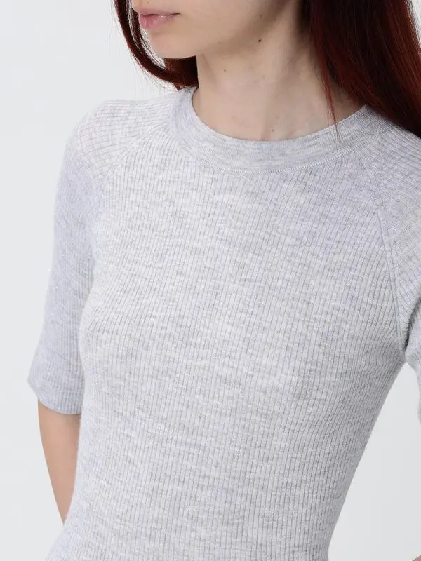 Brunello Cucinelli Ribbed Knit Top - Beige