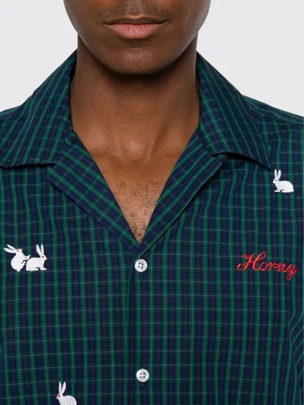 CARNE BOLLENTE Printed Cotton Casual Shirt