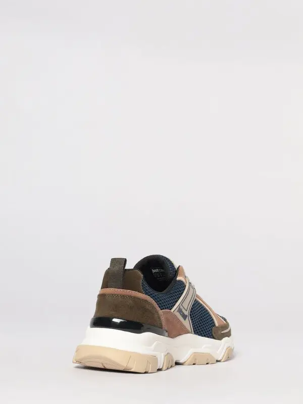 Just Cavalli Suede And Mesh Sneakers