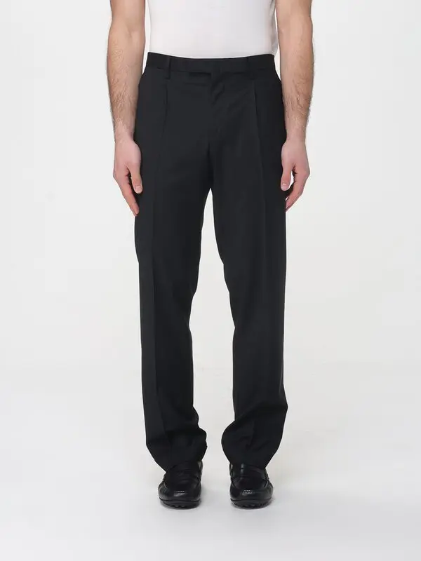 BRIGLIA 1949 Tailored Wool Trousers - Black