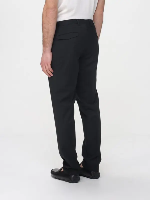 BRIGLIA 1949 Tailored Wool Trousers - Black