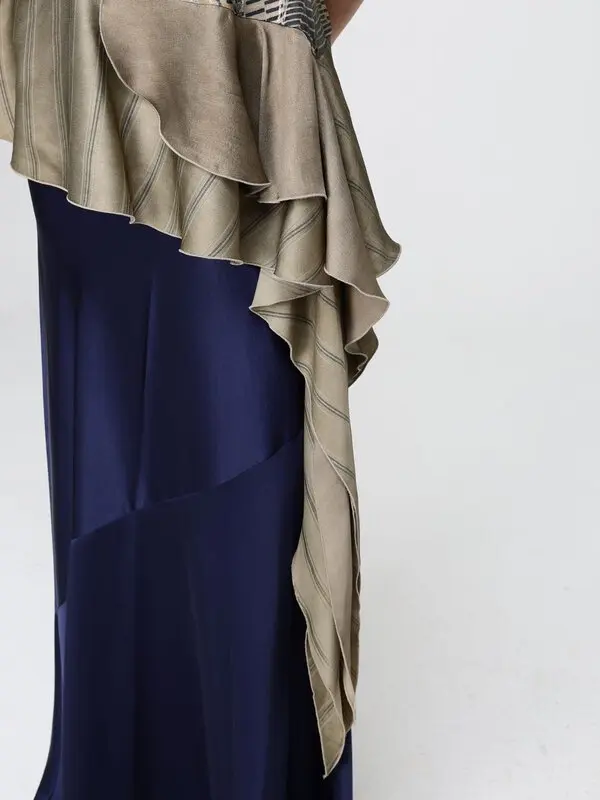 Antonio Marras Asymmetrical Ruffle Evening Top