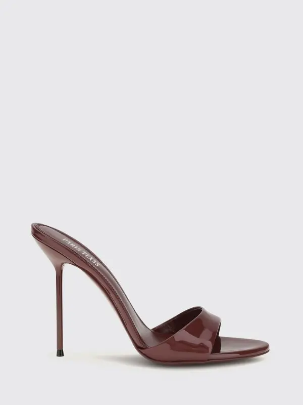 Paris Texas High Heel Sandals - Black Cherry