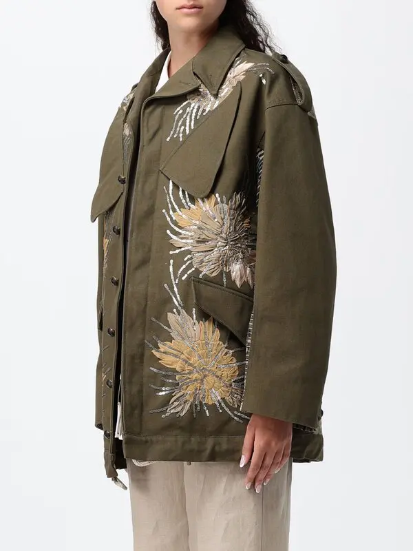 Antonio Marras Embellished Cotton Parka