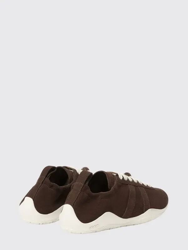 Fabiana Filippi Suede Low-top Sneakers With Vibram Sole