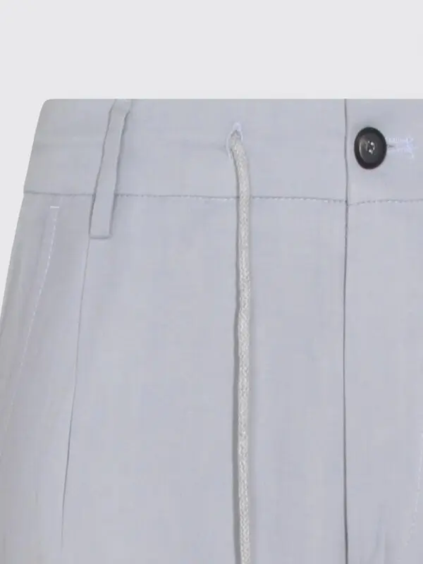 Eleventy Tailored Drawstring Trousers - White 1
