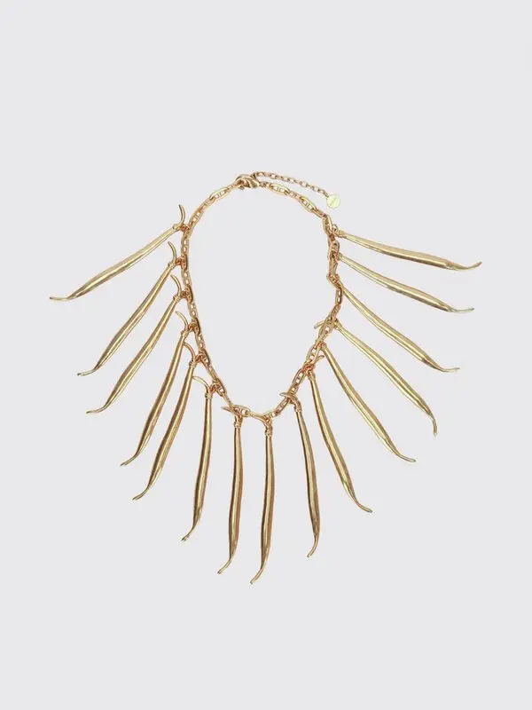 Jacquemus Haricots Necklace In Brass And Aluminum