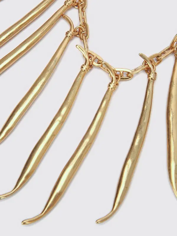 Jacquemus Haricots Necklace In Brass And Aluminum
