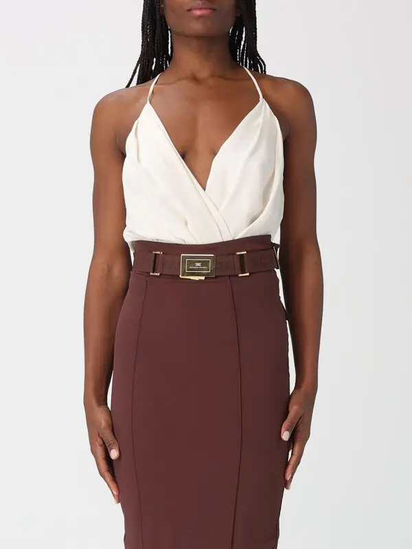 Elisabetta Franchi Draped Bodysuit