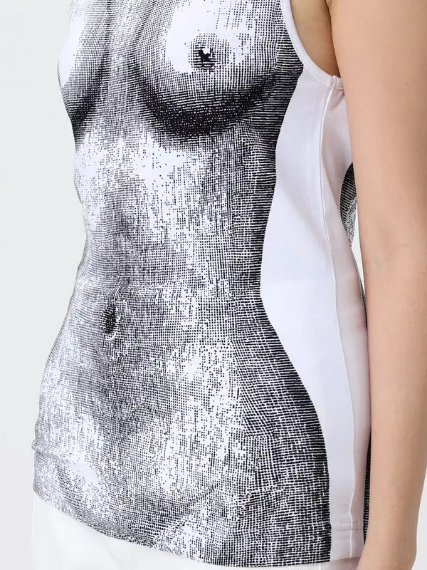 Moschino Printed Cotton Top