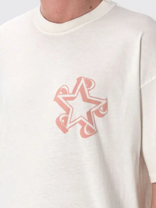 REPRESENT Cotton Crew-neck T-shirt With Logo - White