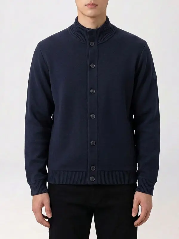 FAY Classic Turtleneck Cardigan