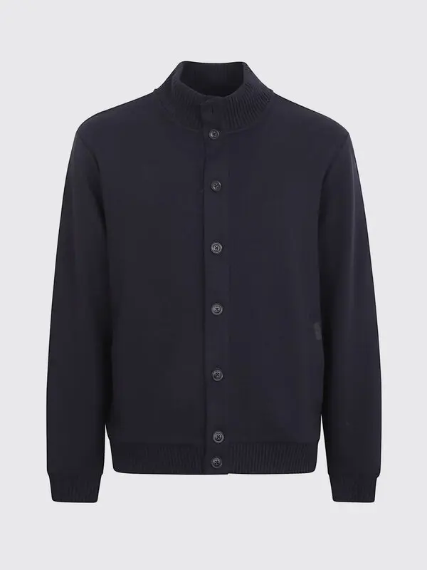 FAY Classic Turtleneck Cardigan