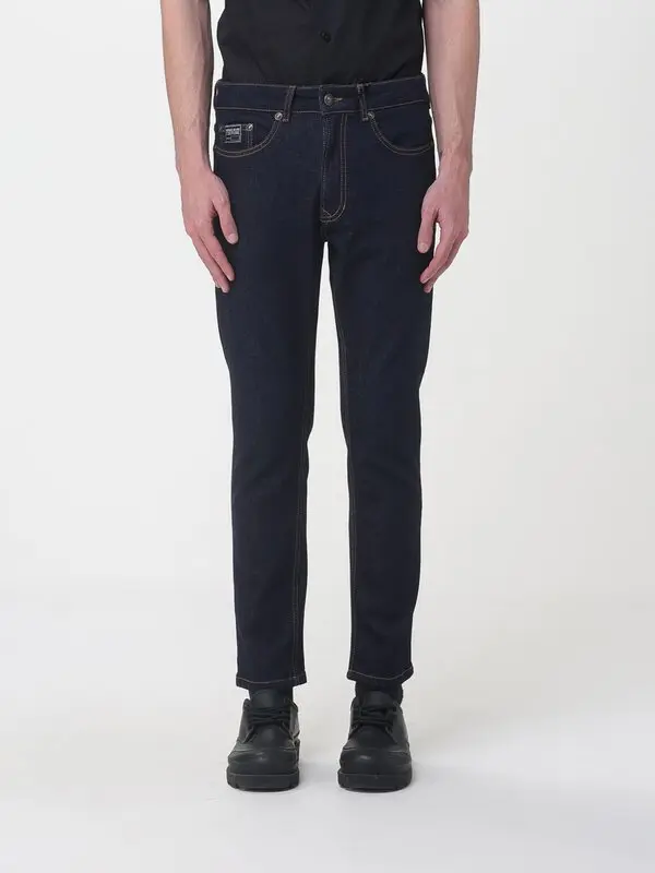 Versace Slim Fit Stretch Denim Jeans - Blue