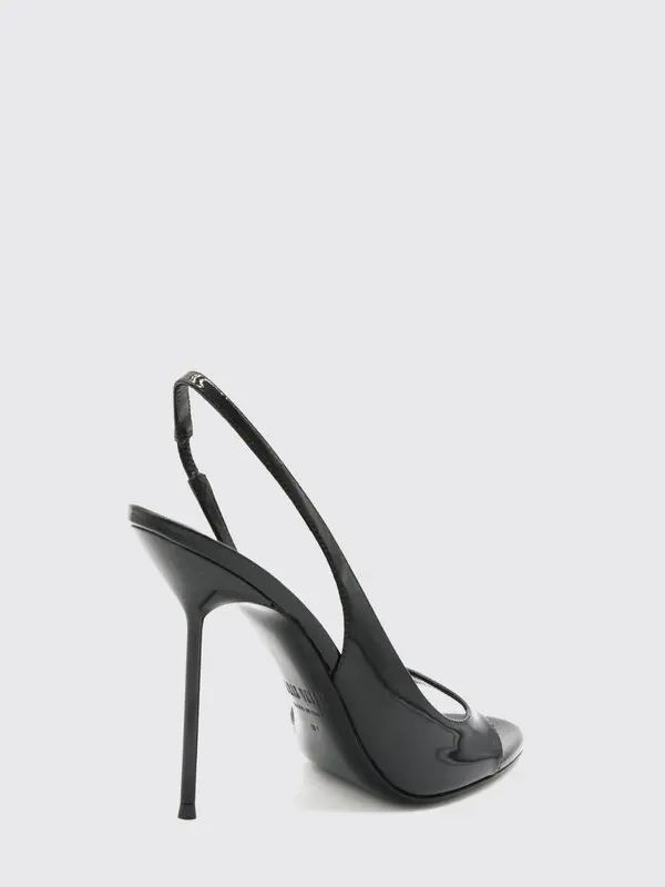 Paris Texas Lidia High-heeled Patent Leather Slingback Sandals