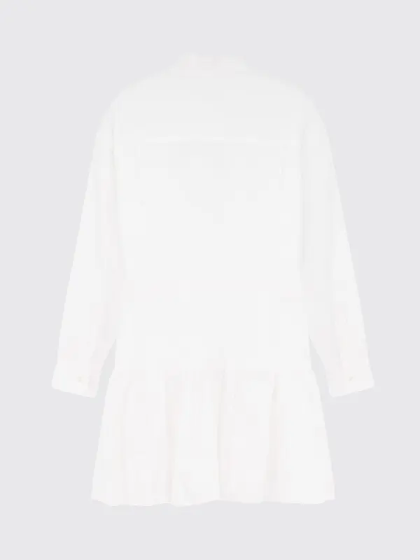 Polo Ralph Lauren Cotton Shirt Dress With Embroidered Logo - White