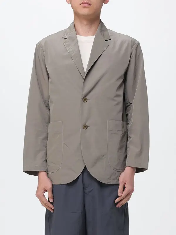 GOLDWIN Single-breasted Nylon Blazer - Olive