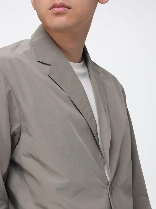 GOLDWIN Single-breasted Nylon Blazer - Olive