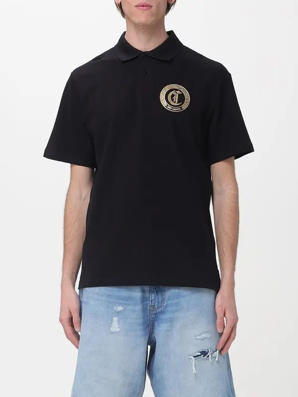 Just Cavalli Cotton Polo Shirt With Logo