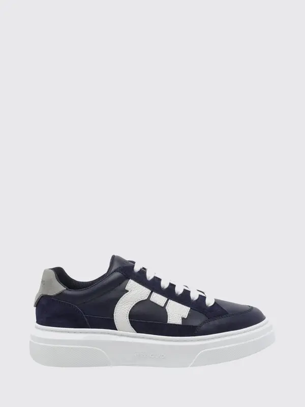 FERRAGAMO Gancini Leather Sneakers