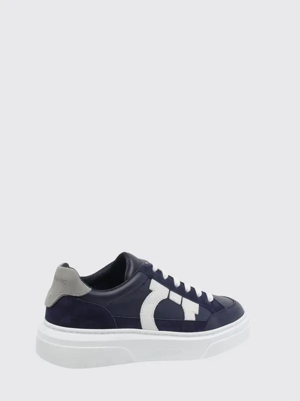 FERRAGAMO Gancini Leather Sneakers