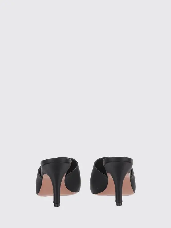 Amina Muaddi Jamie Silk Satin Mules
