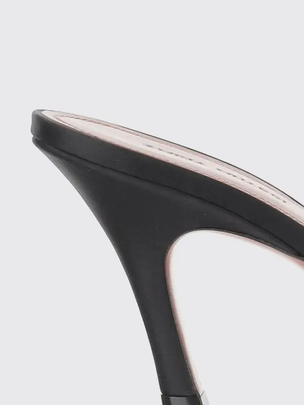 Amina Muaddi Jamie Silk Satin Mules